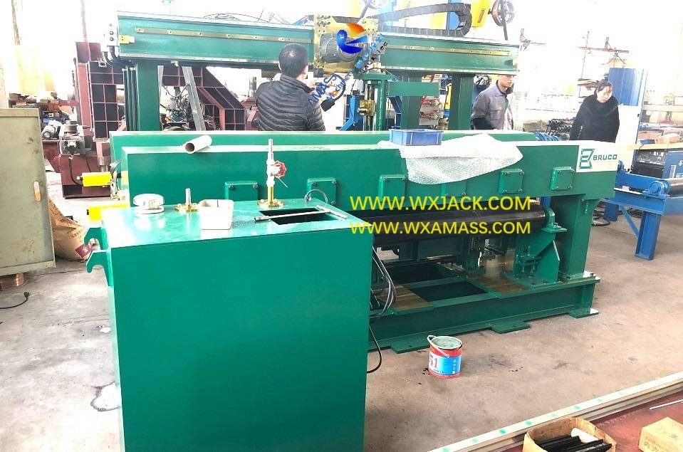 Working Video of Plate Butt Joint Welding Machine- Wuxi JACK and AMASS