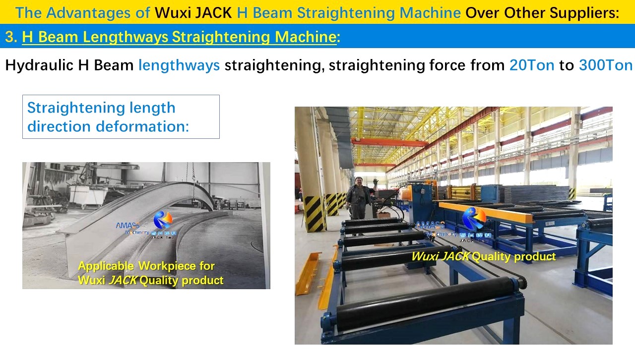 Review on Wuxi JACK H Beam Straightening Machine